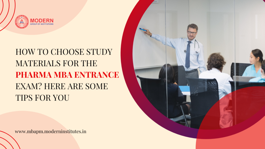 Study Materials For The Pharma Mba Entrance Exam